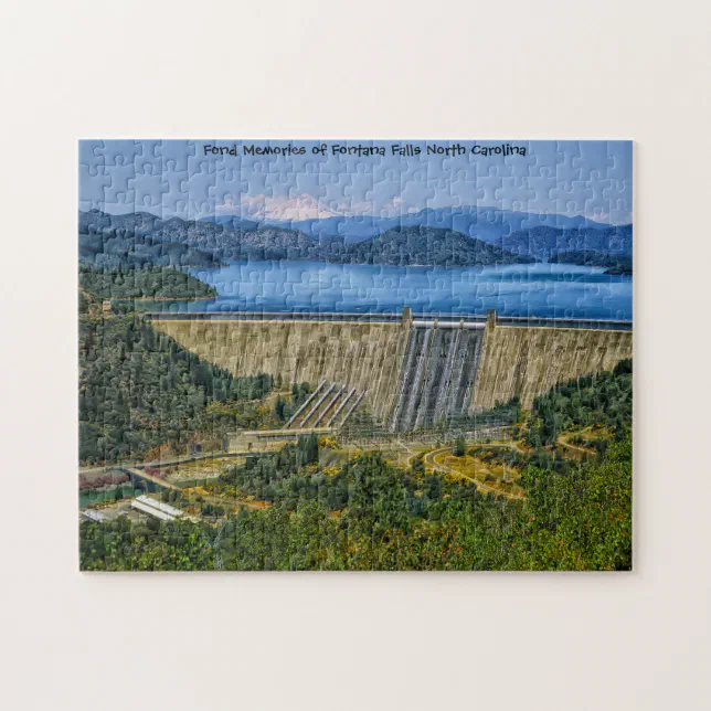 Fontana Falls North Carolina. Jigsaw Puzzle | Zazzle