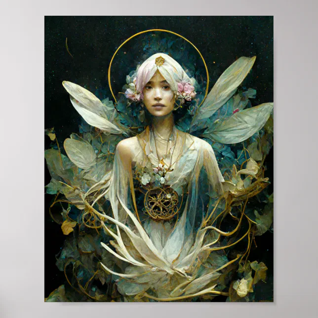 Forest Fairy Fae Fantasy Art Poster | Zazzle