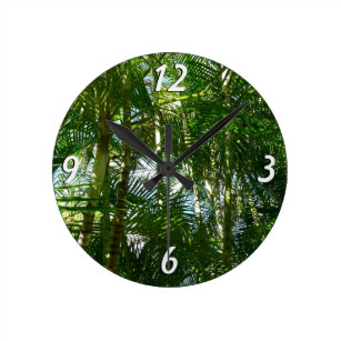 Palm Tree Wall Clocks | Zazzle.com.au