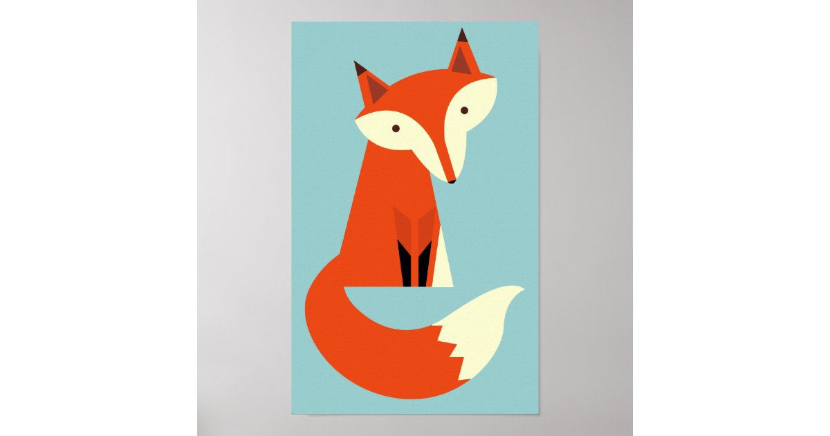 Fox Poster | Zazzle