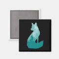 Fox Silhouette In The Forest Animal Hunter Hunting Magnet | Zazzle
