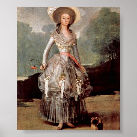 Francisco de Goya - Portrait of Duchess of Alba Poster | Zazzle.com.au