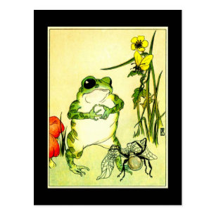 Vintage Frog Postcards | Zazzle AU