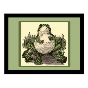 Vintage Frog Postcards | Zazzle AU