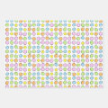Fun Easter Eggs White Light Blue Striped Pattern Wrapping Paper Sheet ...