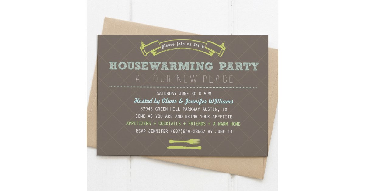 Fun Housewarming Party Invite | Zazzle