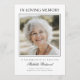 Funeral Order Of Service Celebration Of Life Photo Program | Zazzle