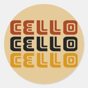 Cello Stickers | Zazzle AU