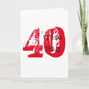 Big 40th Birthday Cards | Zazzle.com.au