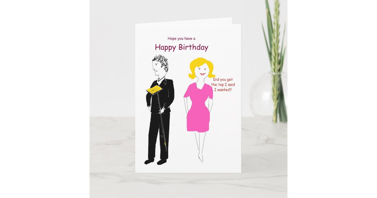 Funny Birthday card, Add name. Card | Zazzle