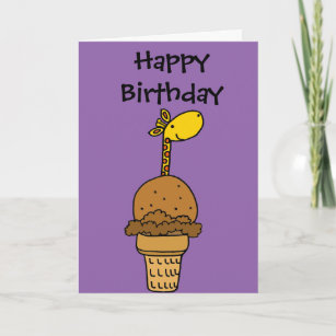 Cartoon Giraffes Cards | Zazzle AU