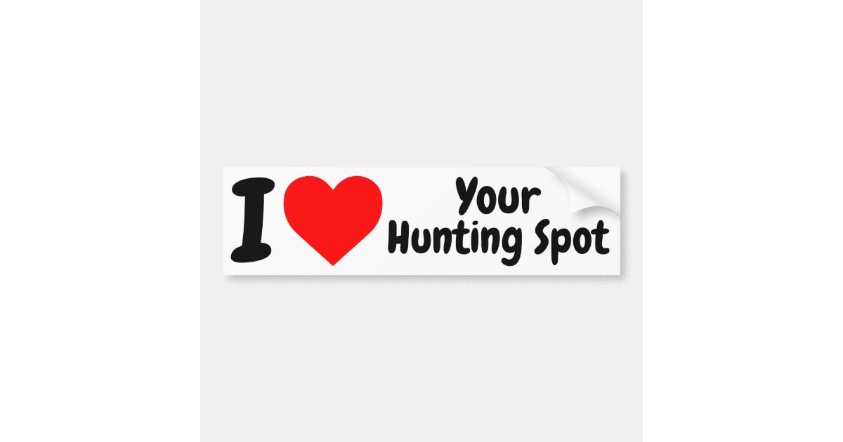 Funny Hunting Bumper Sticker Decal for all Hunters | Zazzle