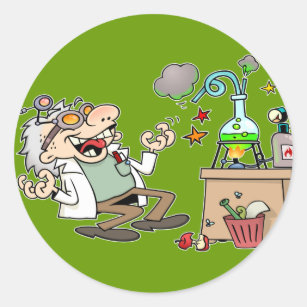 Mad Scientist Stickers | Zazzle AU