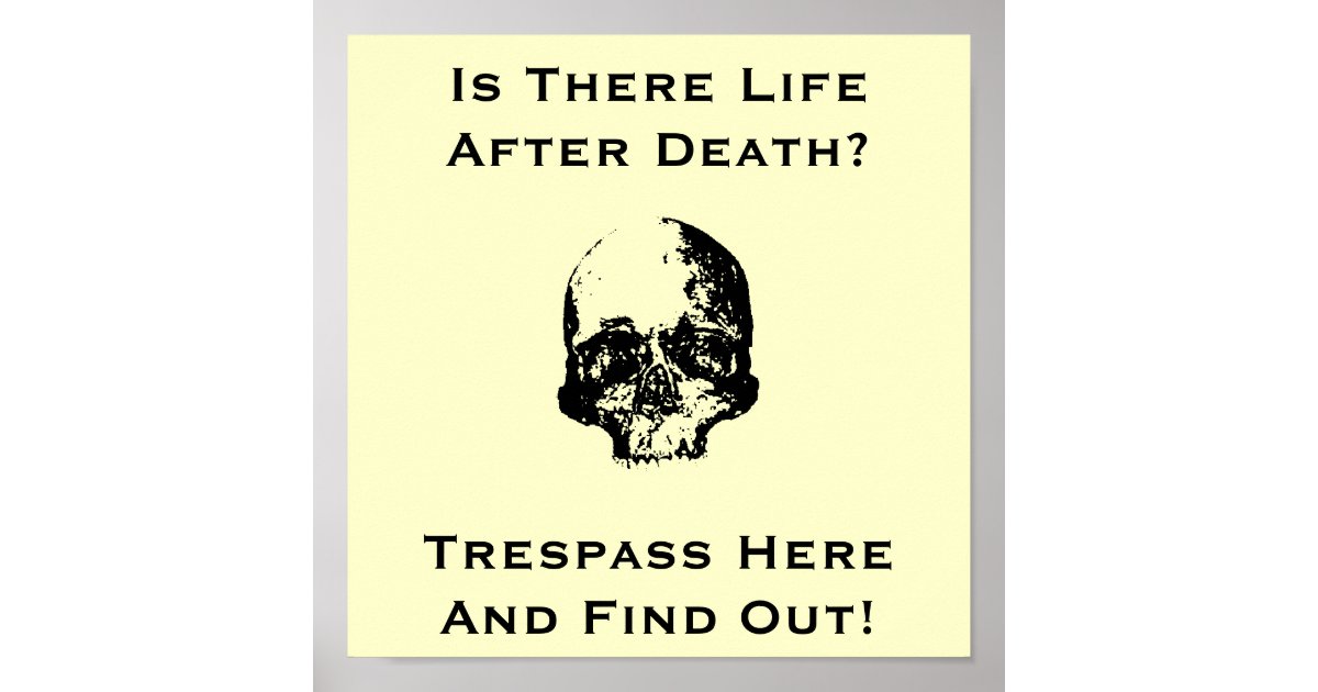 Funny No trespassing sign | Zazzle