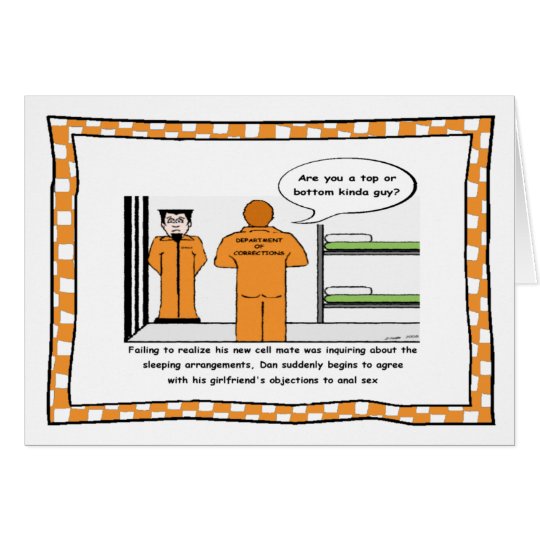 Funny Prison Cartoon Card | Zazzle.com.au