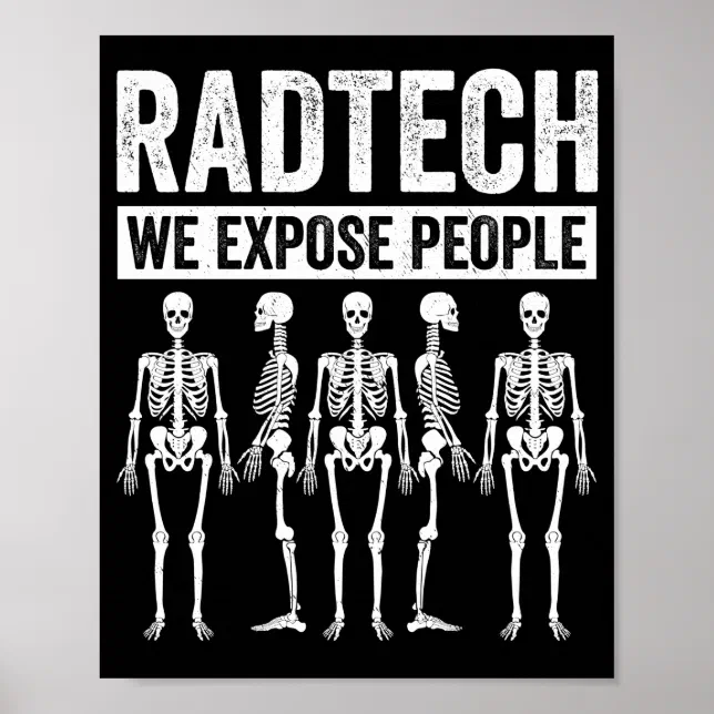 Funny Radiologist Joke Radiology Humour Rad Tech Poster | Zazzle