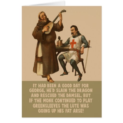 Funny St George's Day Greeting Card | Zazzle