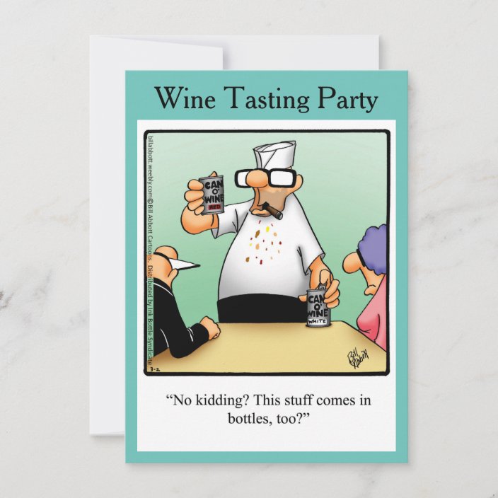 Funny Wine Tasting Party Invitations "Spectickles" | Zazzle.com.au