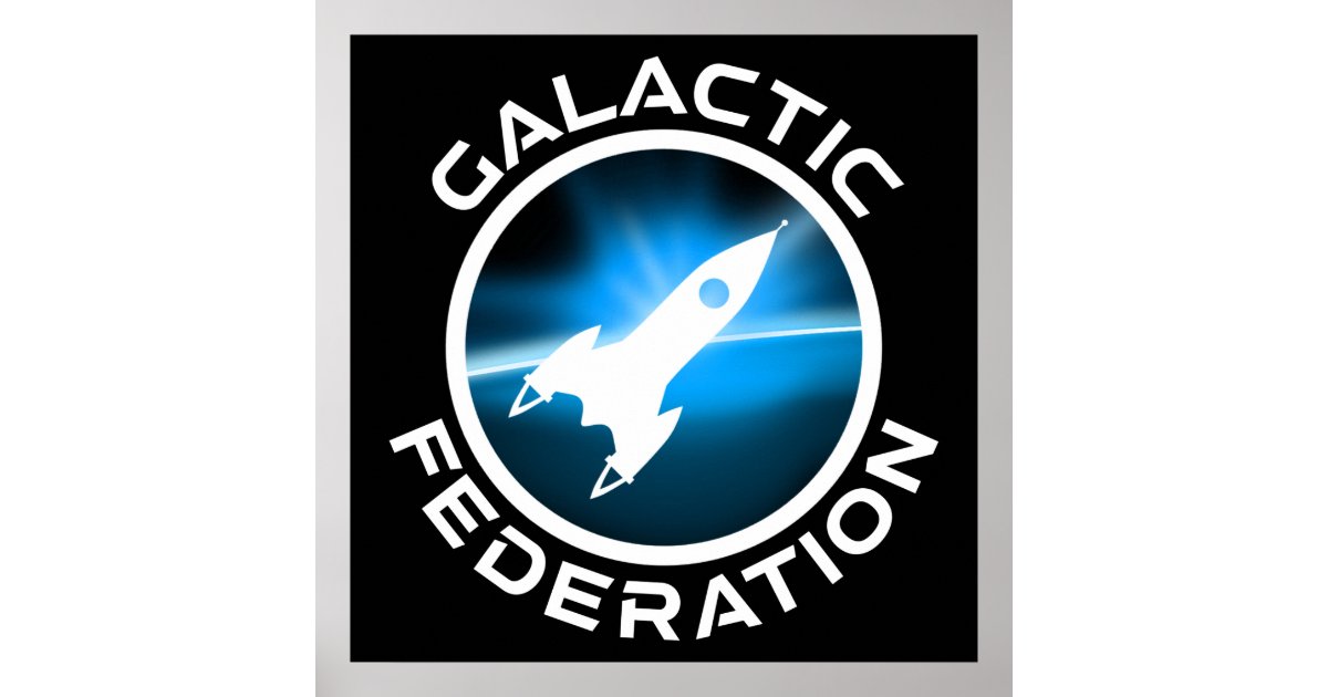 Galactic Federation Logo Poster | Zazzle