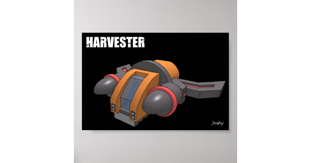 Galaxy Harvester Poster | Zazzle