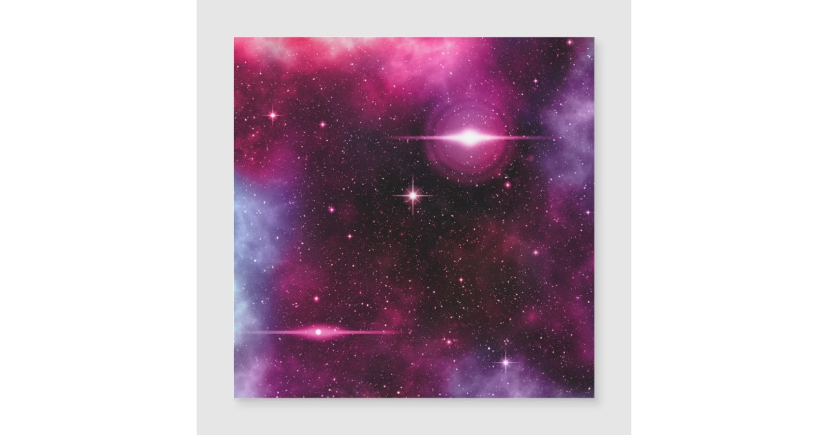 Galaxy Magnetic Invitation | Zazzle