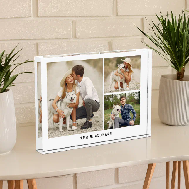 Gallery of 3 Personalised Photo Block | Zazzle