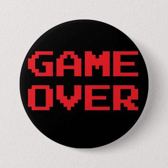 Game Over Button | Zazzle.com.au