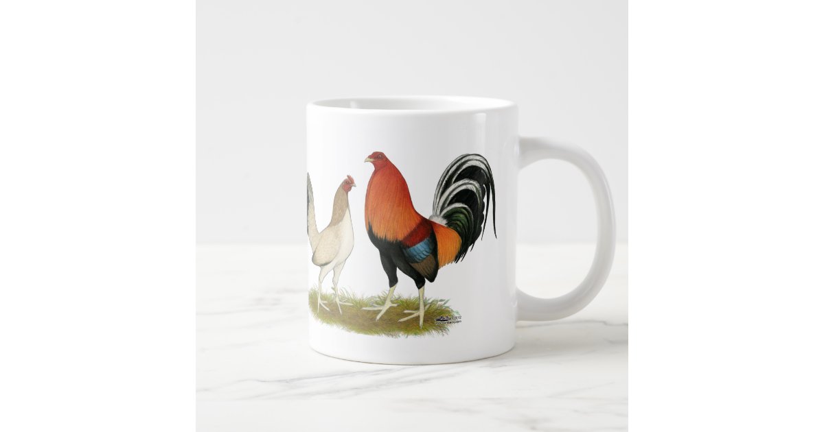 Gamefowl Wheatens Large Coffee Mug | Zazzle