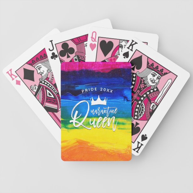 Rainbow Gay Pride Playing Cards | Zazzle.com.au