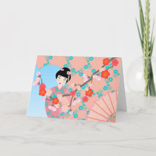 Geisha Girl Cards | Zazzle AU