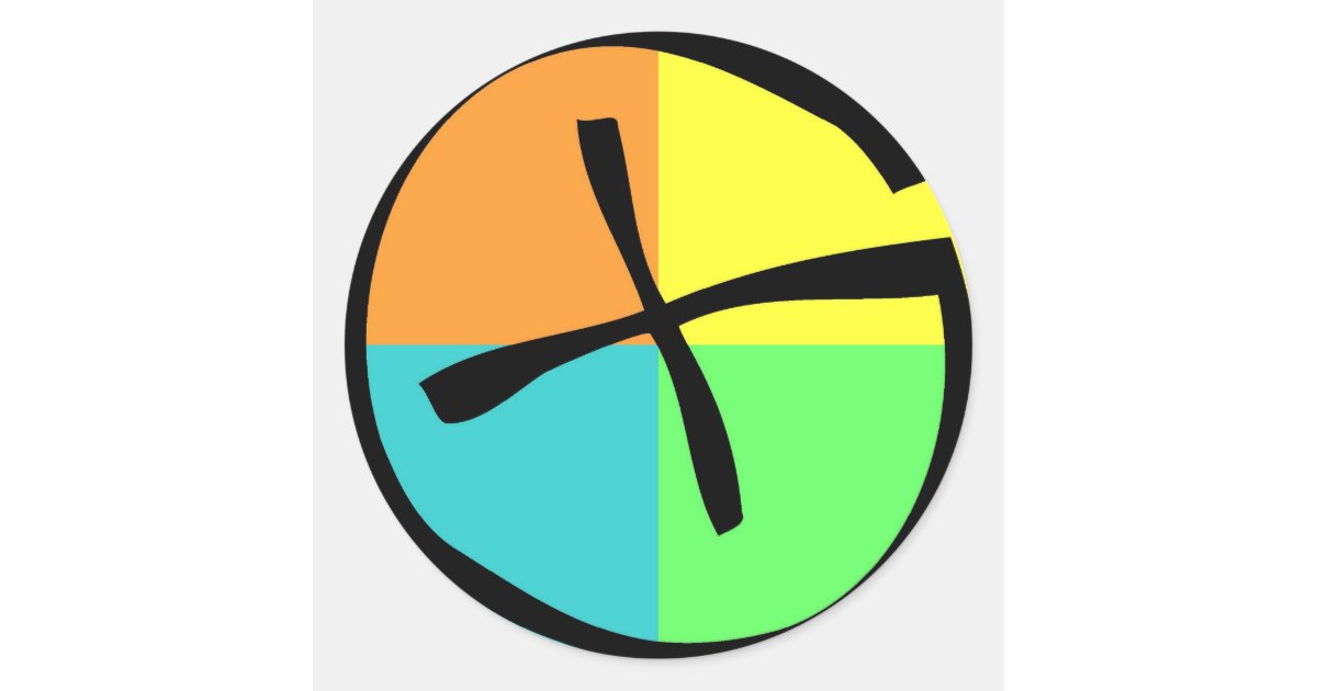 Geocaching Logo Classic Round Sticker | Zazzle