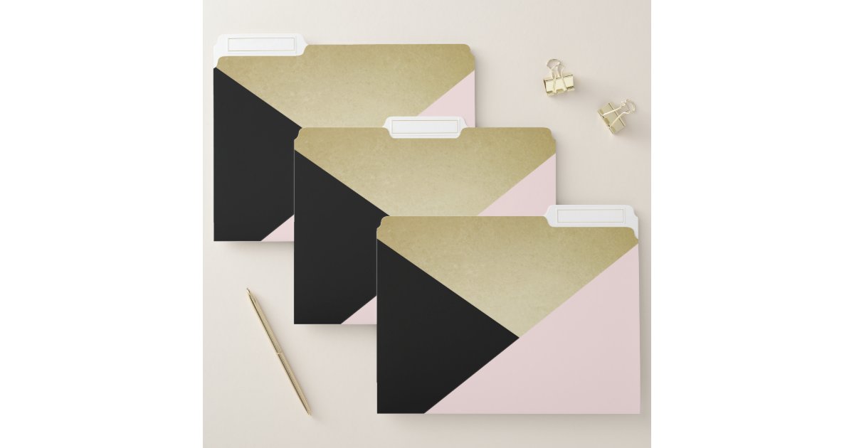 Geometric Pattern Modern File Folder | Zazzle