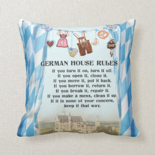 House Rules Decorative & Throw Cushions | Zazzle AU