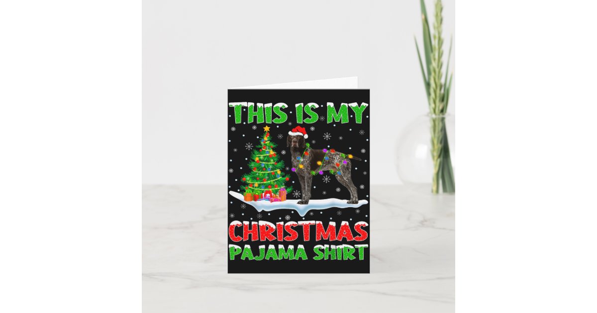German Shorthaired Inter Dog This Is My Christmas Card | Zazzle