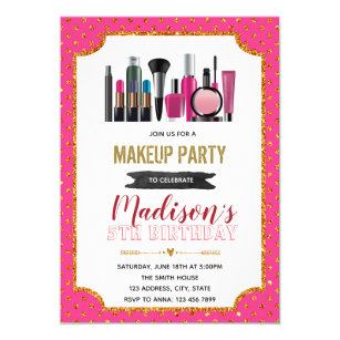Makeup Party Invitations & Announcements | Zazzle AU