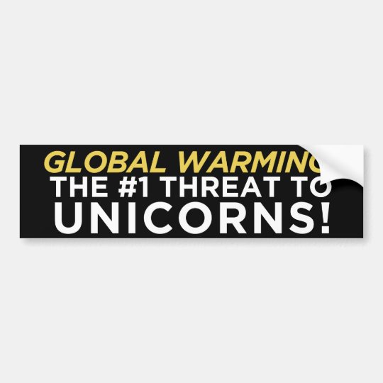 Global Warming Bumper Sticker | Zazzle.com.au