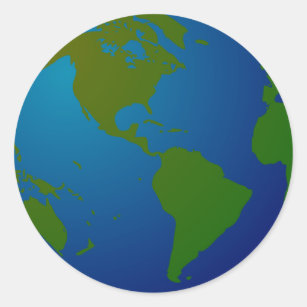 World Map Stickers | Zazzle AU