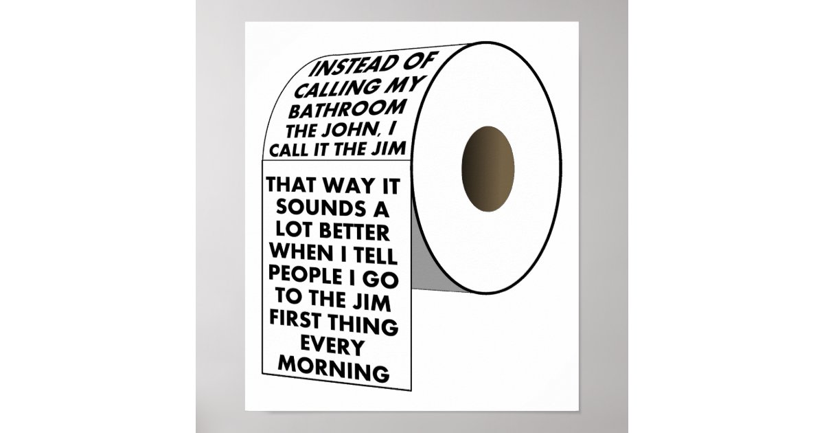 Go to the Jim Funny Poster | Zazzle