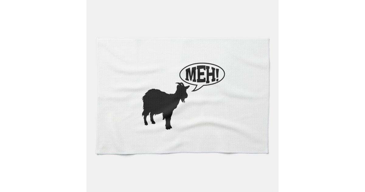 Goat Meh Tea Towel | Zazzle