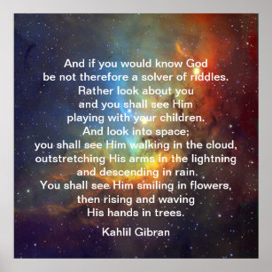 Kahlil Gibran Posters & Photo Prints | Zazzle AU