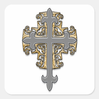 Silver Cross Stickers | Zazzle.com.au