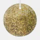 Gold Mosaic: Square Tiles Texture. Glass Tree Decoration | Zazzle