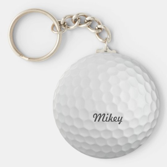 Golf Ball Customisable Key Ring | Zazzle.com.au