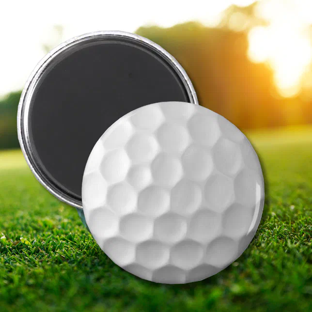 Golf Ball Dimples Pattern Texture Magnet | Zazzle