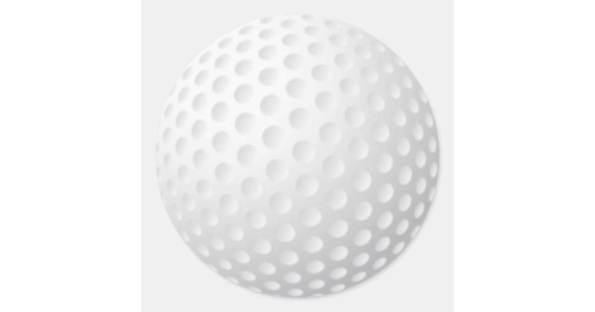 Golf Ball Sticker | Zazzle