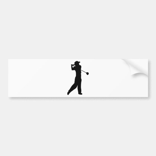 golf player bumper sticker | Zazzle.com.au