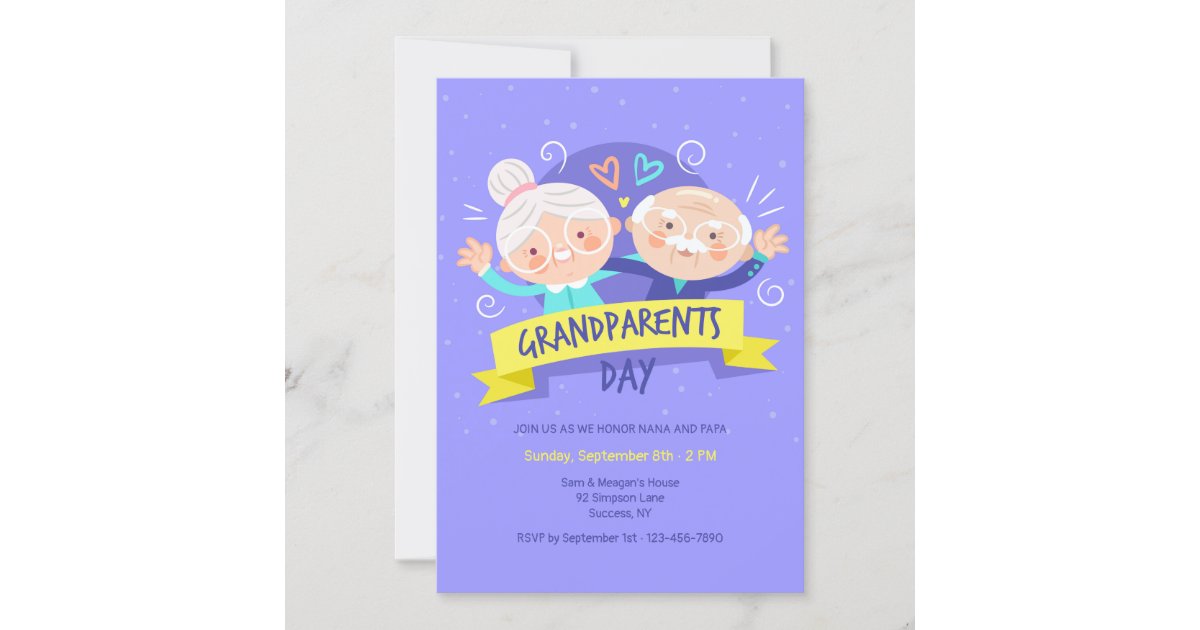 Grandparents Day Invitation | Zazzle