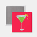 Green Apple Martini Magnet | Zazzle