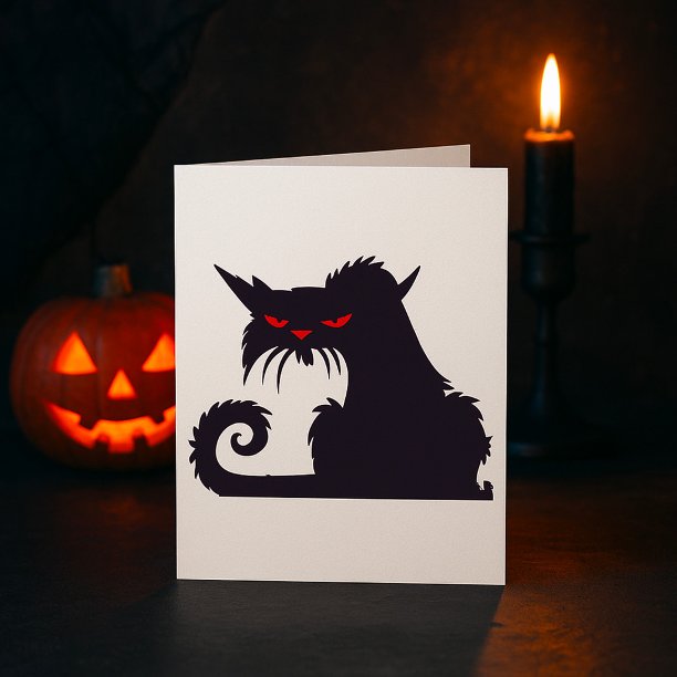 Black Cat Greeting Cards & Templates | Zazzle AU