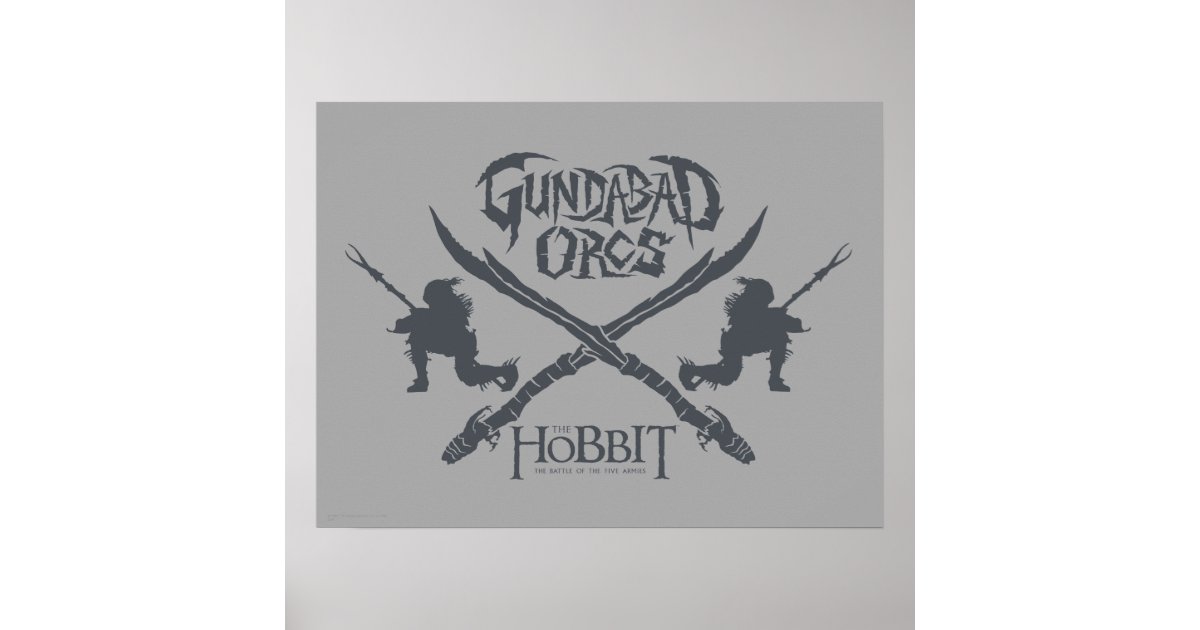 Gundabad Orcs Movie Icon Poster | Zazzle